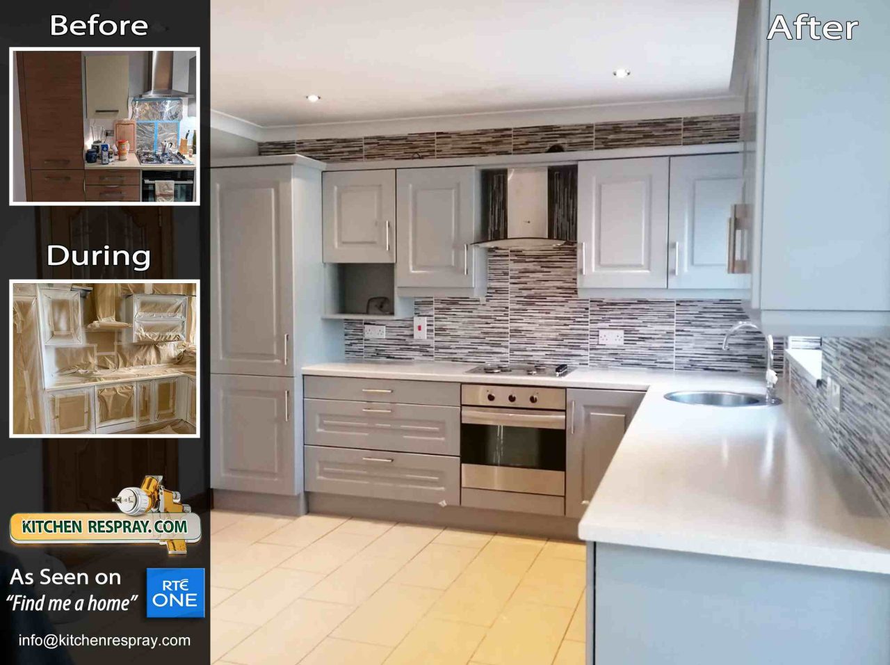 Kitchen Respray Service in Dublin Ireland | Respray Ireland